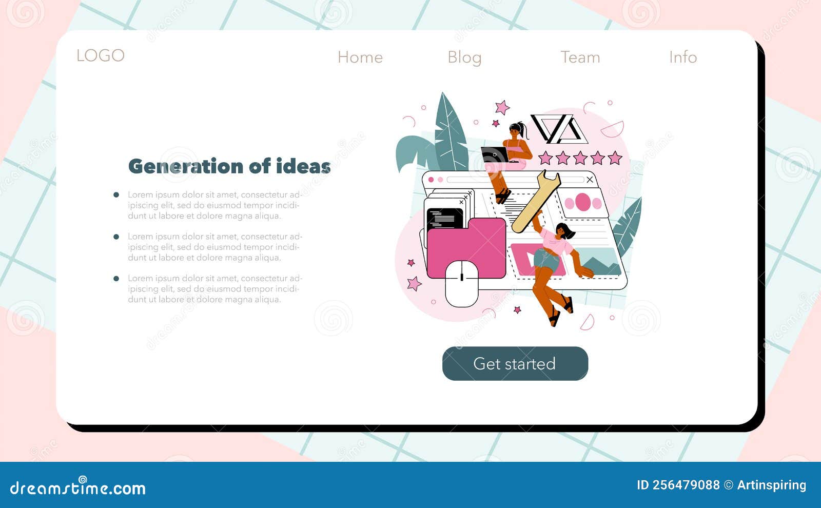 Back End Development Web Banner or Landing Page. Software Development ...