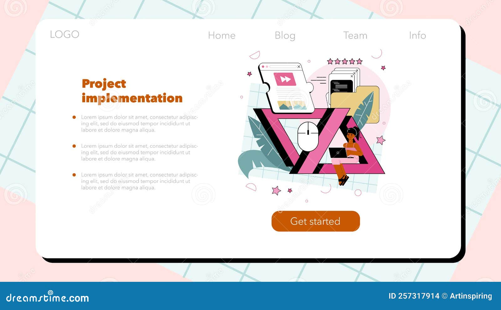 Back End Development Web Banner or Landing Page. Software Development Stock Vector ...