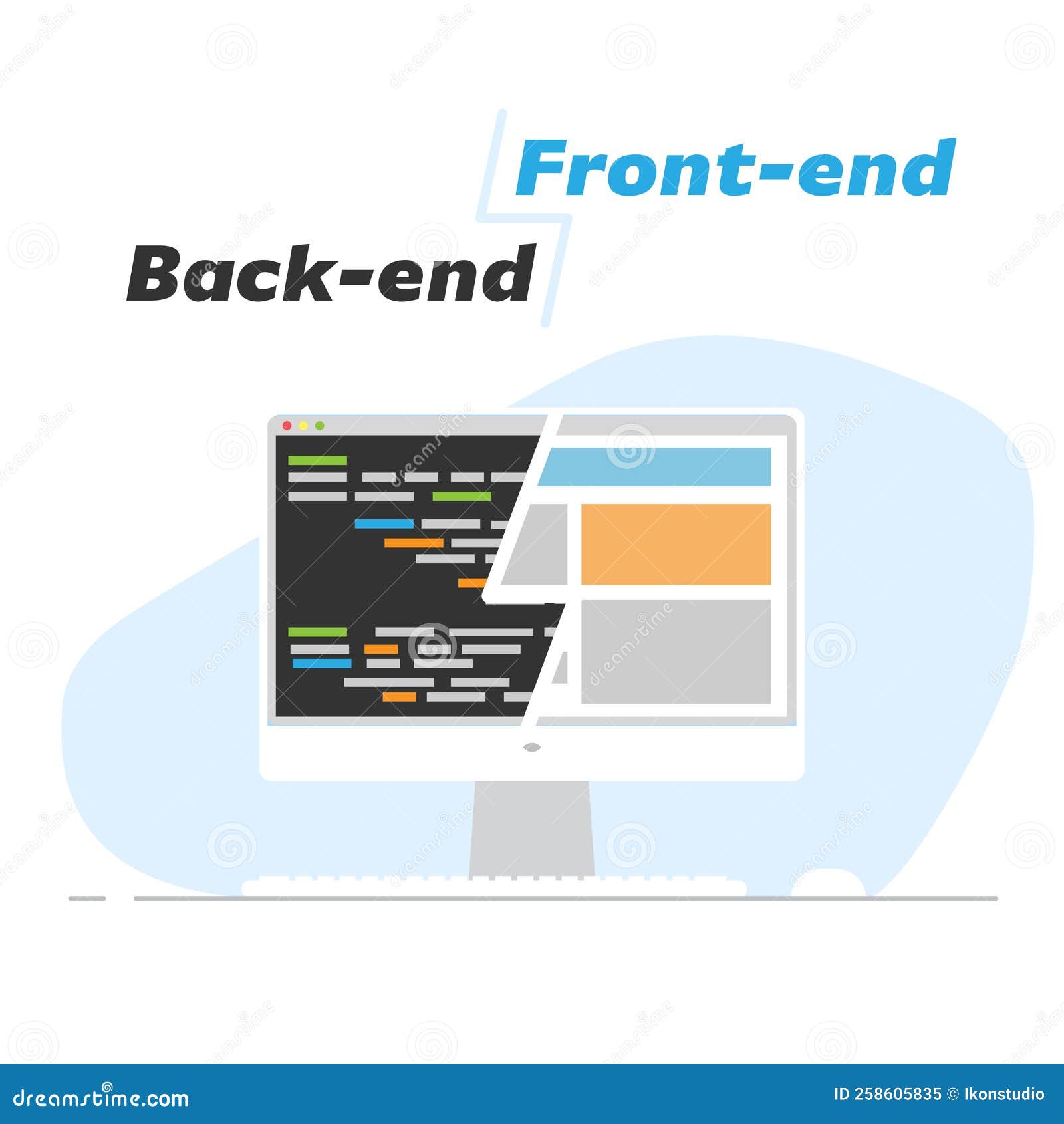 Front End Development Isolated Concept Vector Illustrations ... Front End Development Isolated Concept Vector Illustrations ...