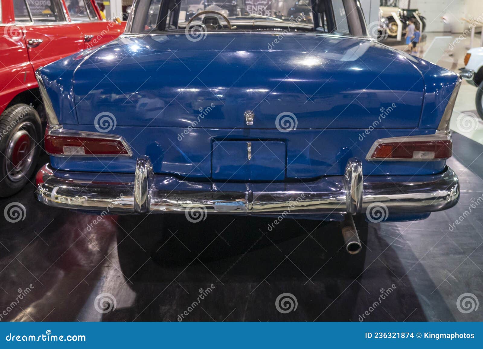 Back End of 1960s Famous German Car Antique and Classic View Editorial ...