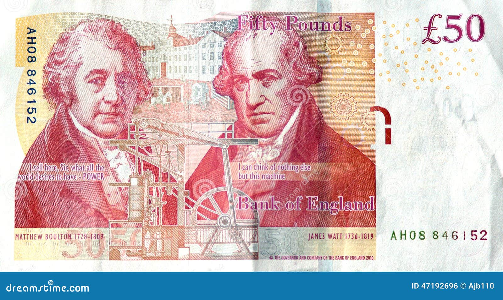 Ten Pound Note With Portrait Of Jane Austen And Quotation Editorial ...