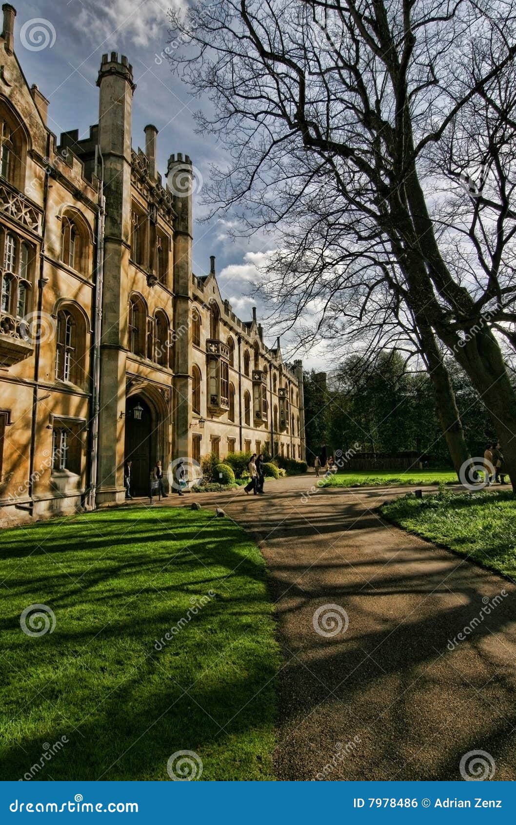 Back Entrance of Trinity College Stock Photo - Image of enlightened ...