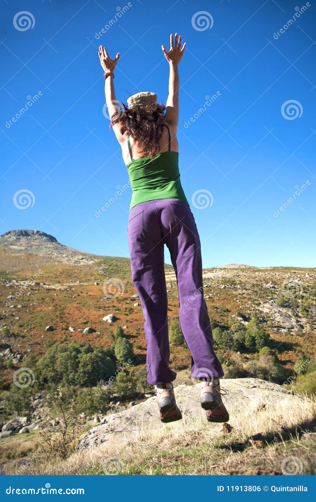Back female jumping stock photo. Image of back, female - 11913806