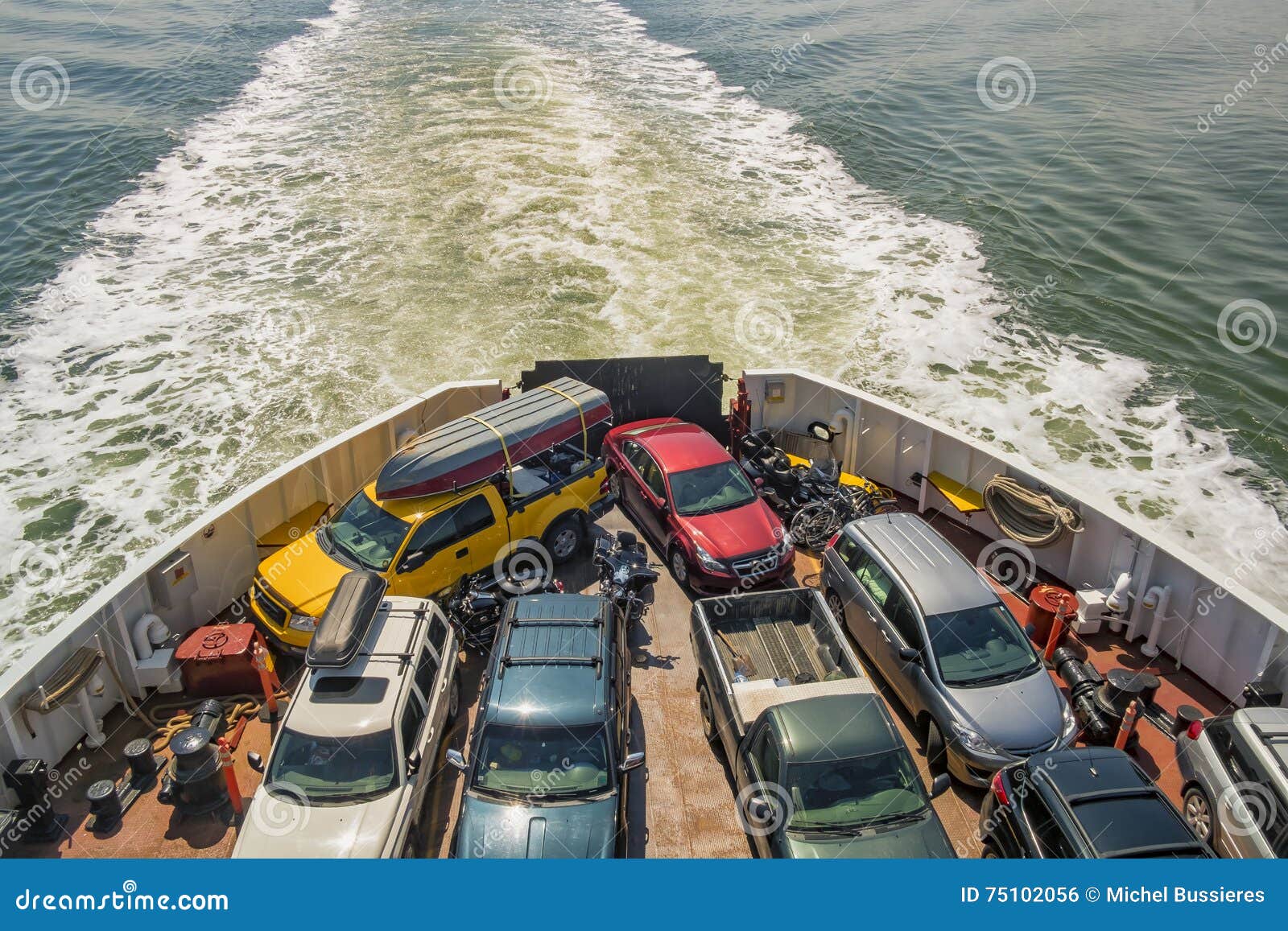 Back of a ferry boat editorial photo. Image of accost - 75102056