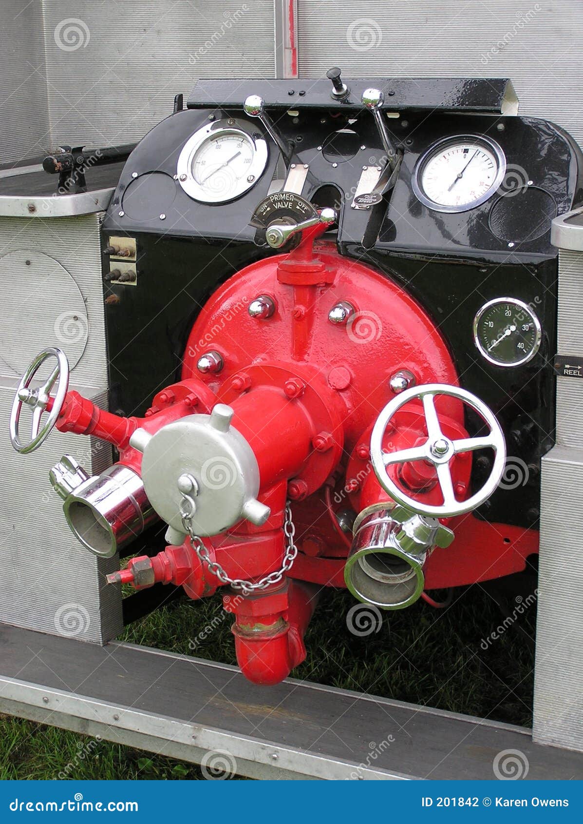 Back of Fire Engine stock photo. Image of engine, technology - 201842