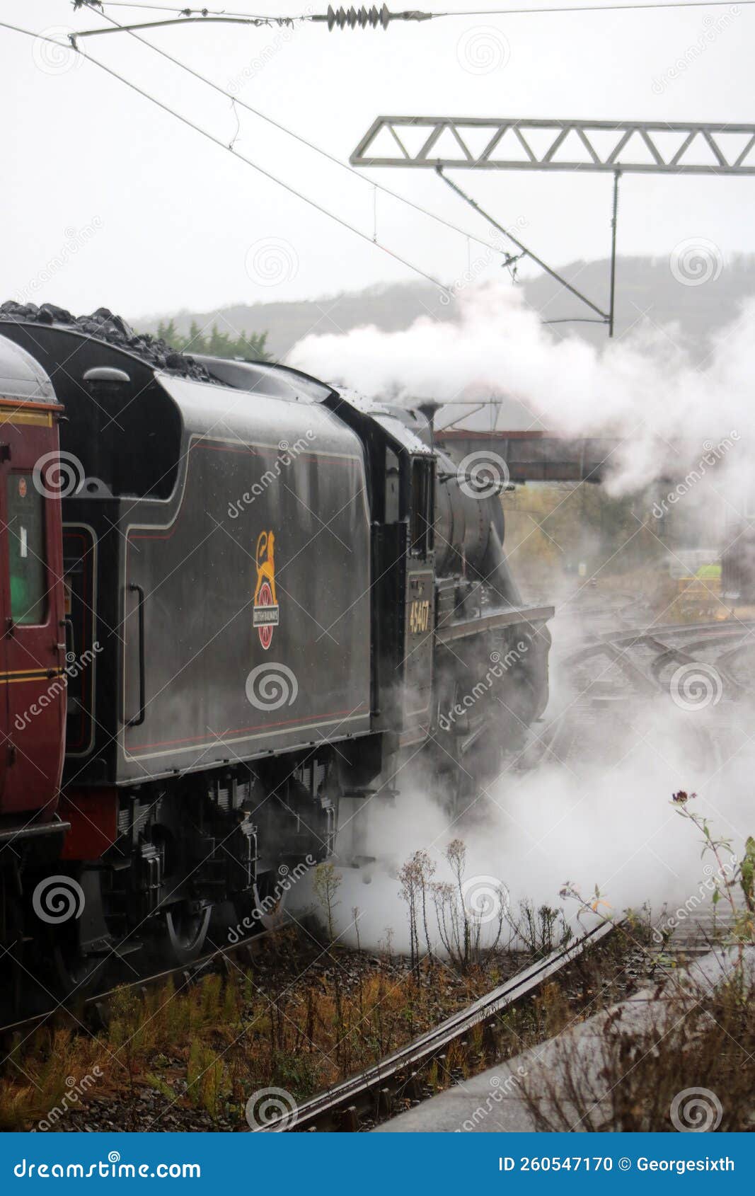 Back Five Steam Train Leaving Carnforth Station Editorial Image - Image ...