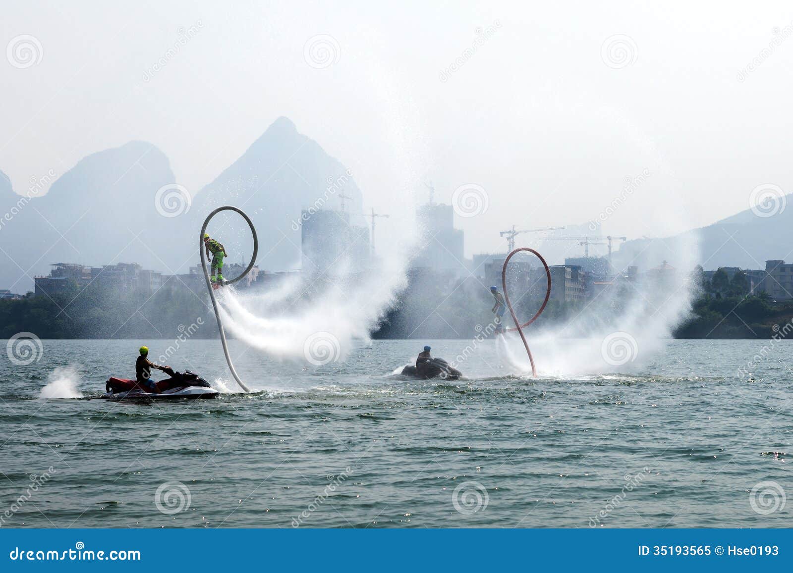Back Flip on Water with Jet Stock Image - Image of athletics, athlete ...