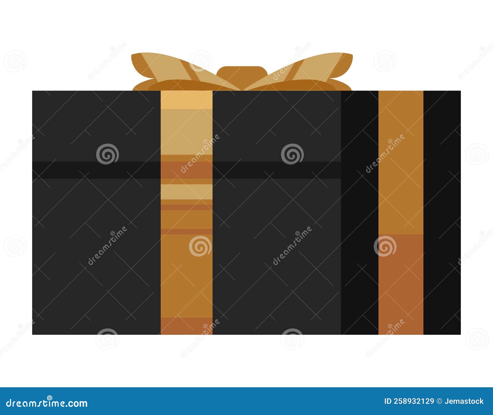Back gift present stock illustration. Illustration of party - 258932129