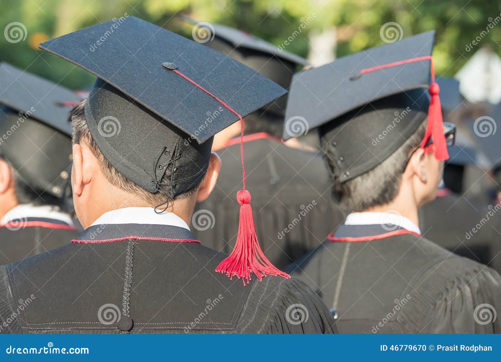 Back of Graduates during Commencement. Editorial Image - Image of ...