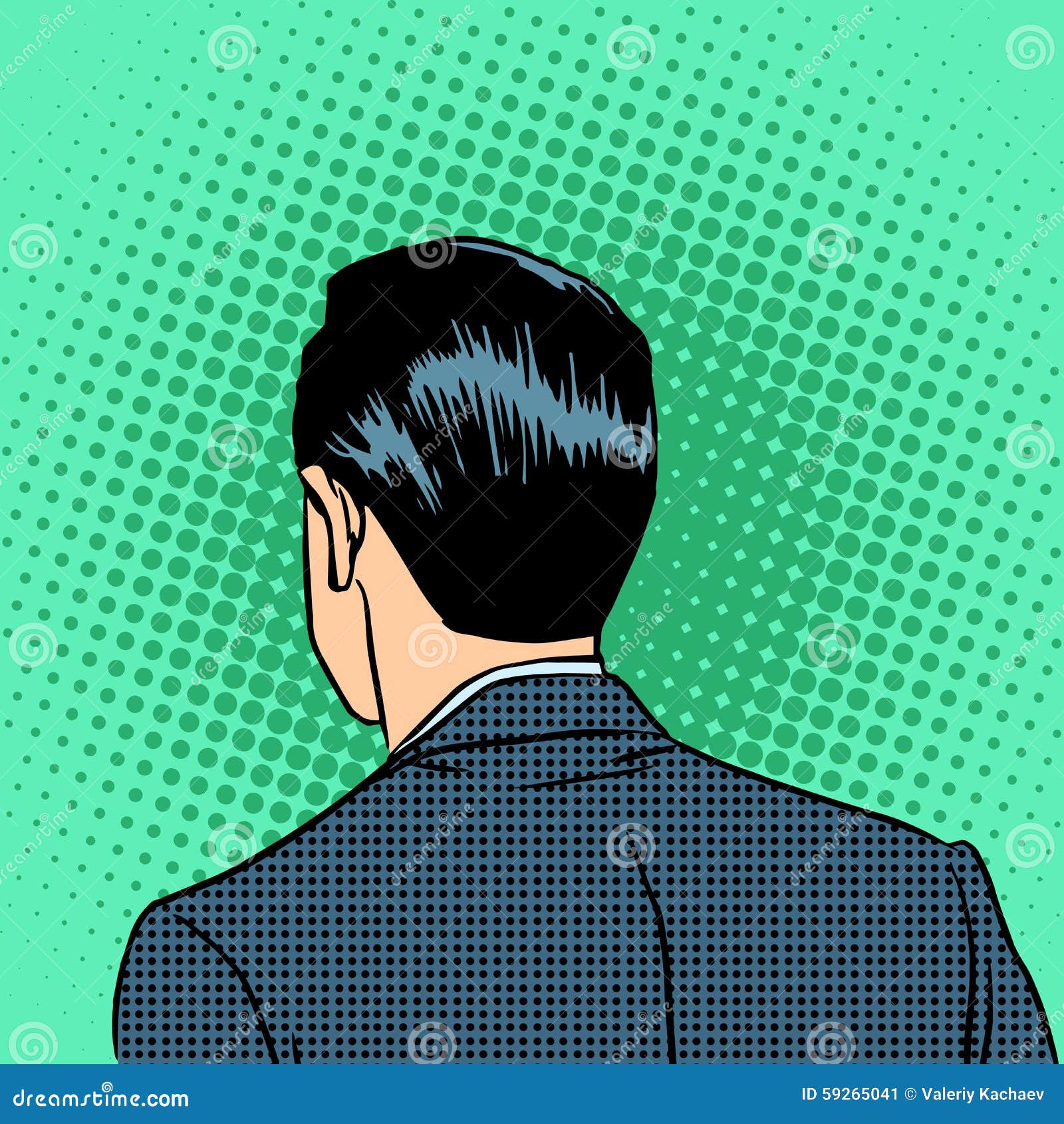 OMG Businessman Pop Art Retro Style Vector Illustration | CartoonDealer ...