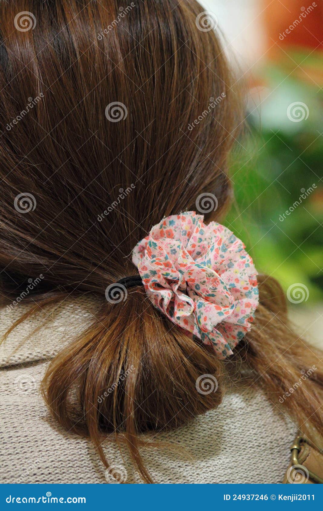 Back of the Head of a Young Woman Stock Photo - Image of brunette ...