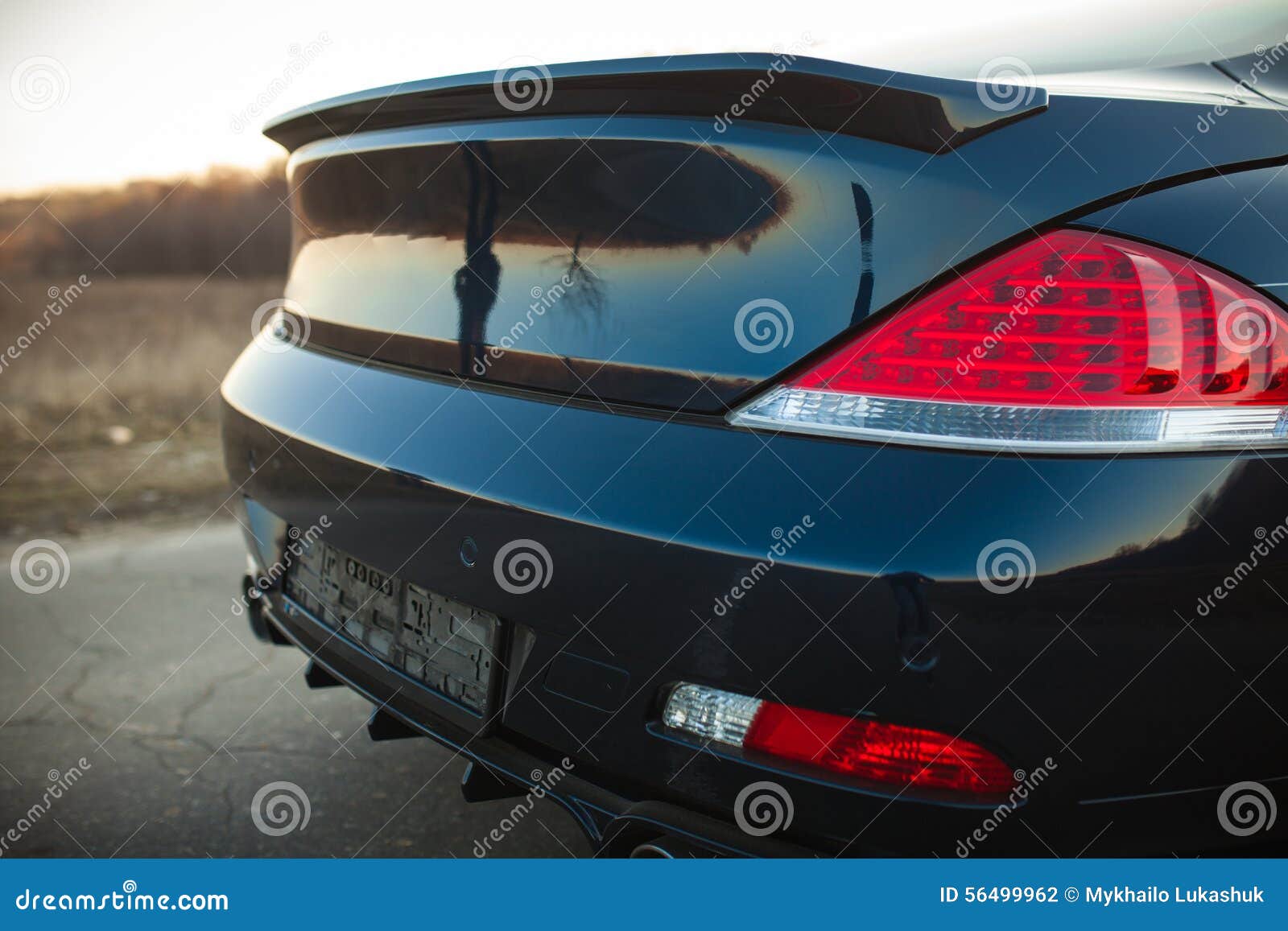 Back headlight of car stock photo. Image of black, vehicle - 56499962
