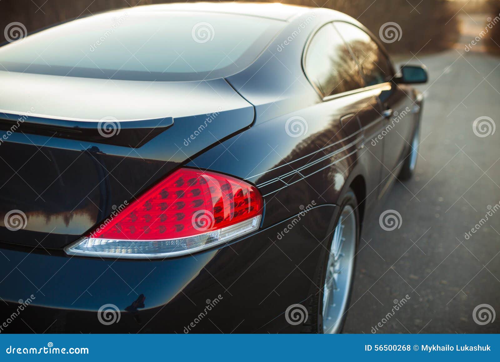 Back headlight of car stock photo. Image of back, skyline - 56500268