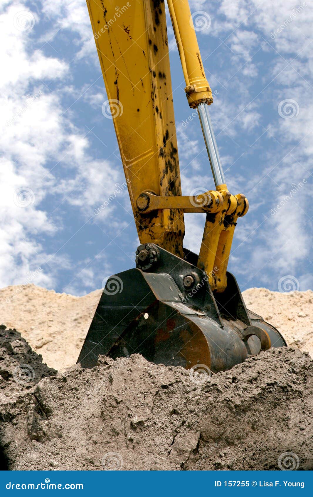 Back Hoe stock image. Image of back, lifting, backhoe, backhoes - 157255