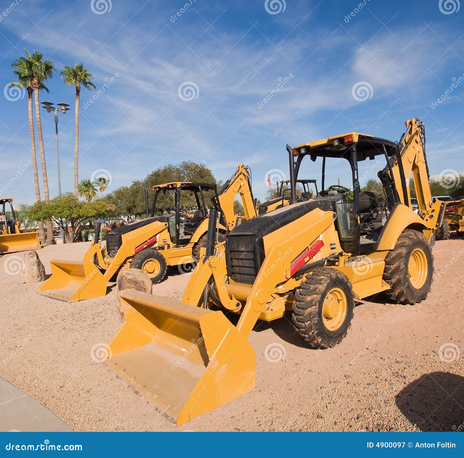 Back hoe stock image. Image of machinery, heavy, construction - 4900097