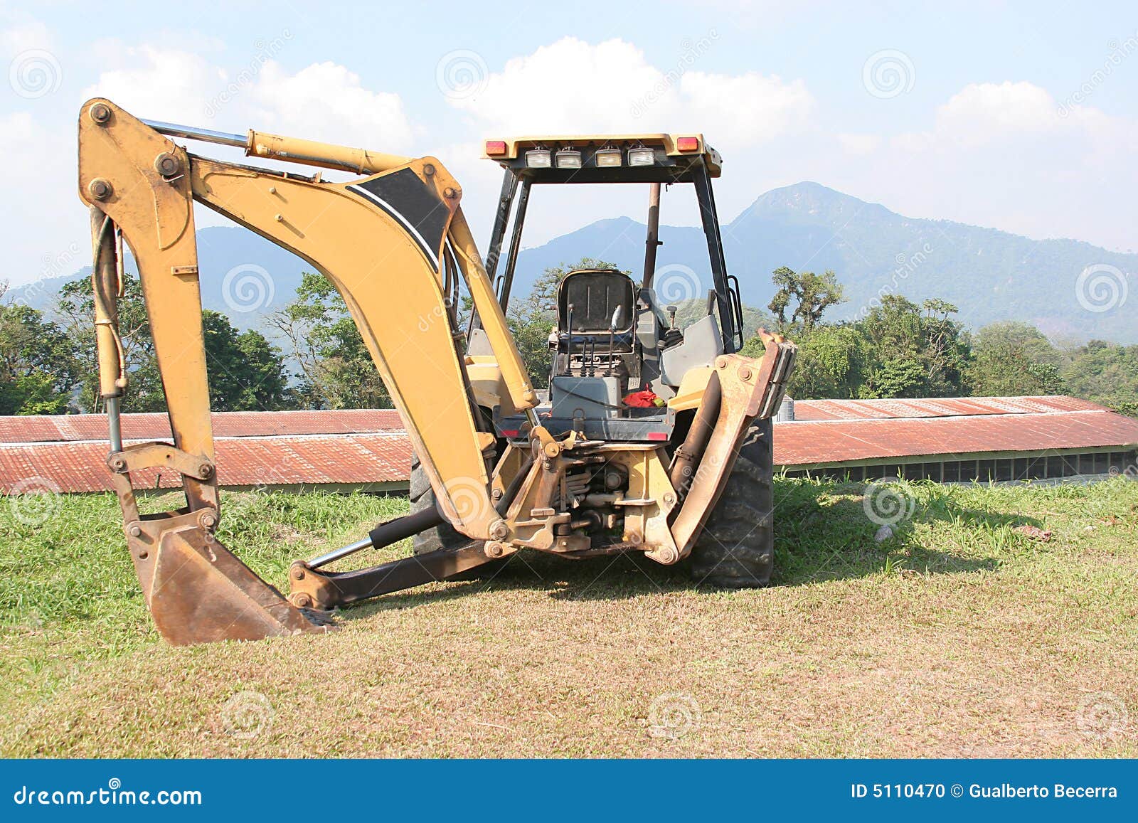Back Hoe stock photo. Image of excavator, bucket, industry - 5110470