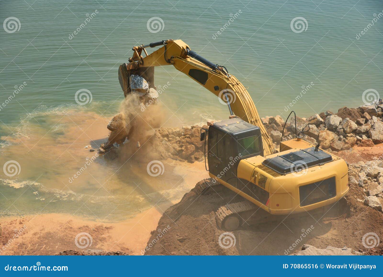 Back Hoe Construction Vehicles Stock Photo - Image of blocks ...