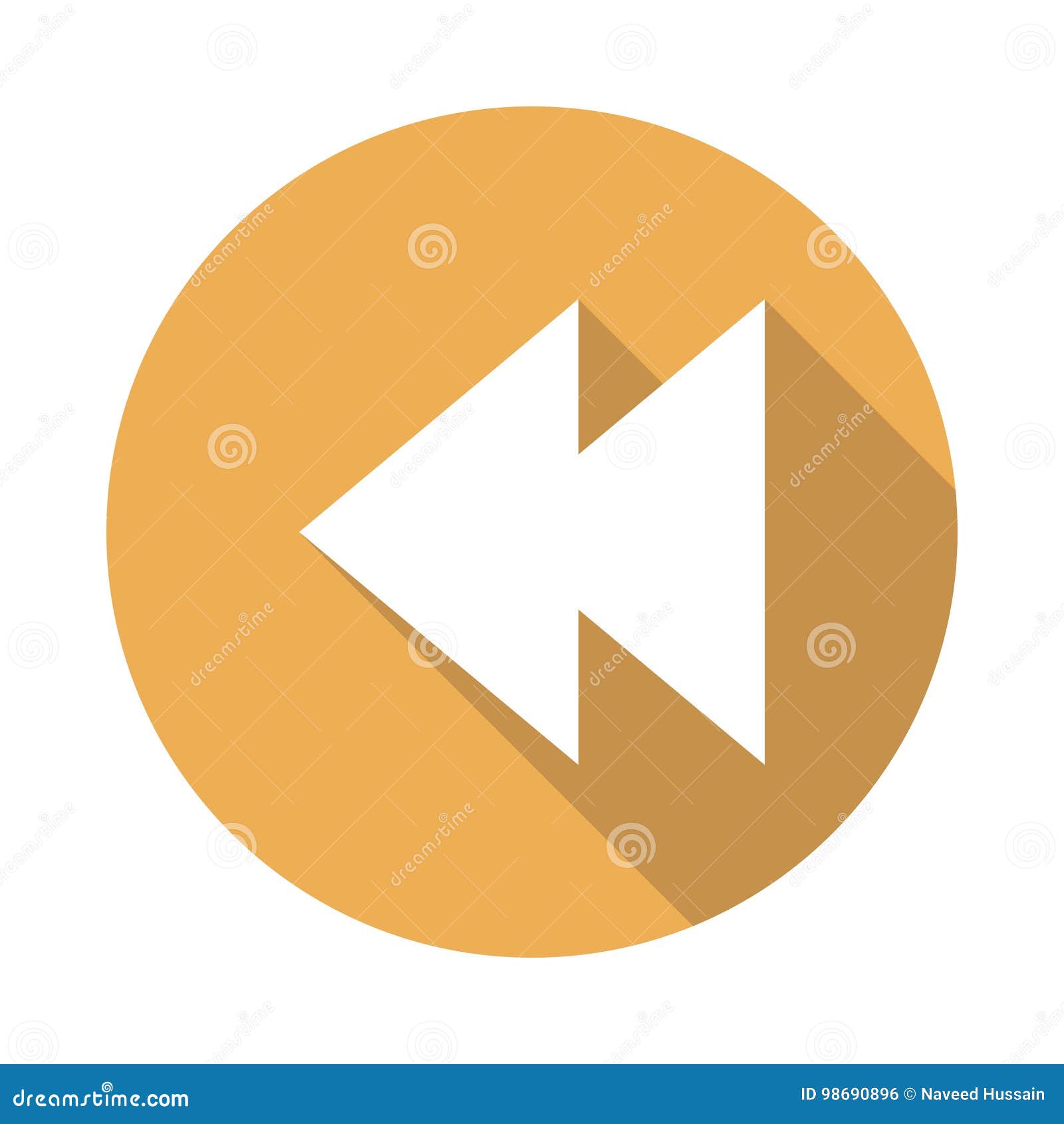 Back Glyphs Flat Vector Icon Stock Illustration - Illustration of line ...