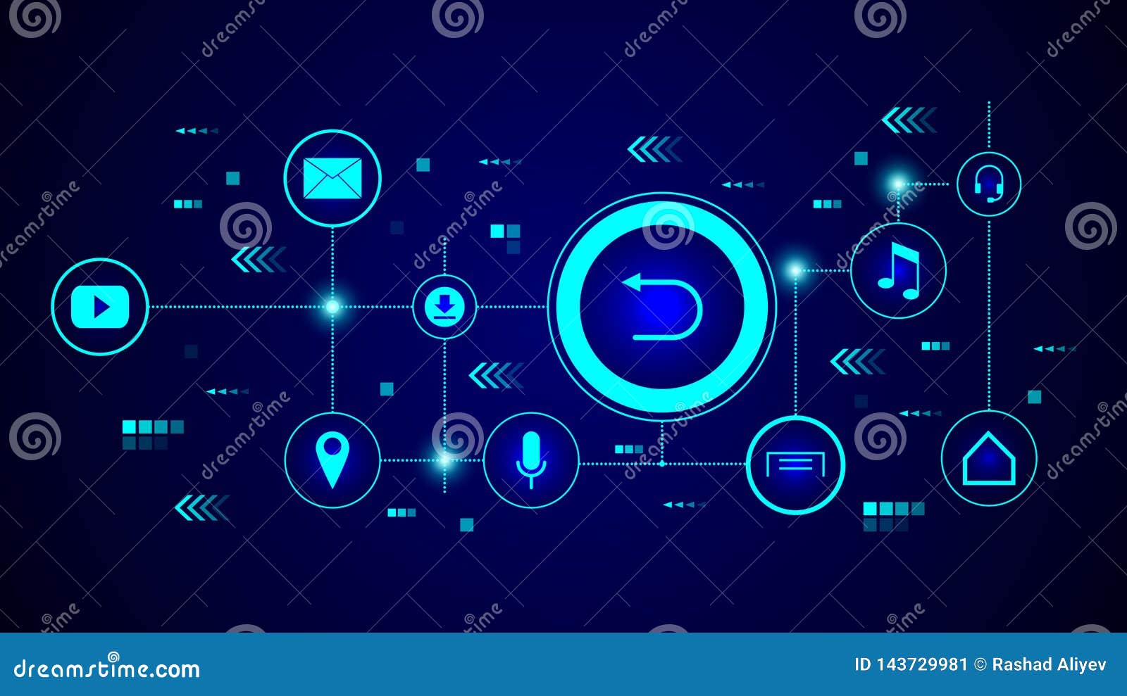 Back icon. from web set stock illustration. Illustration of vector ...