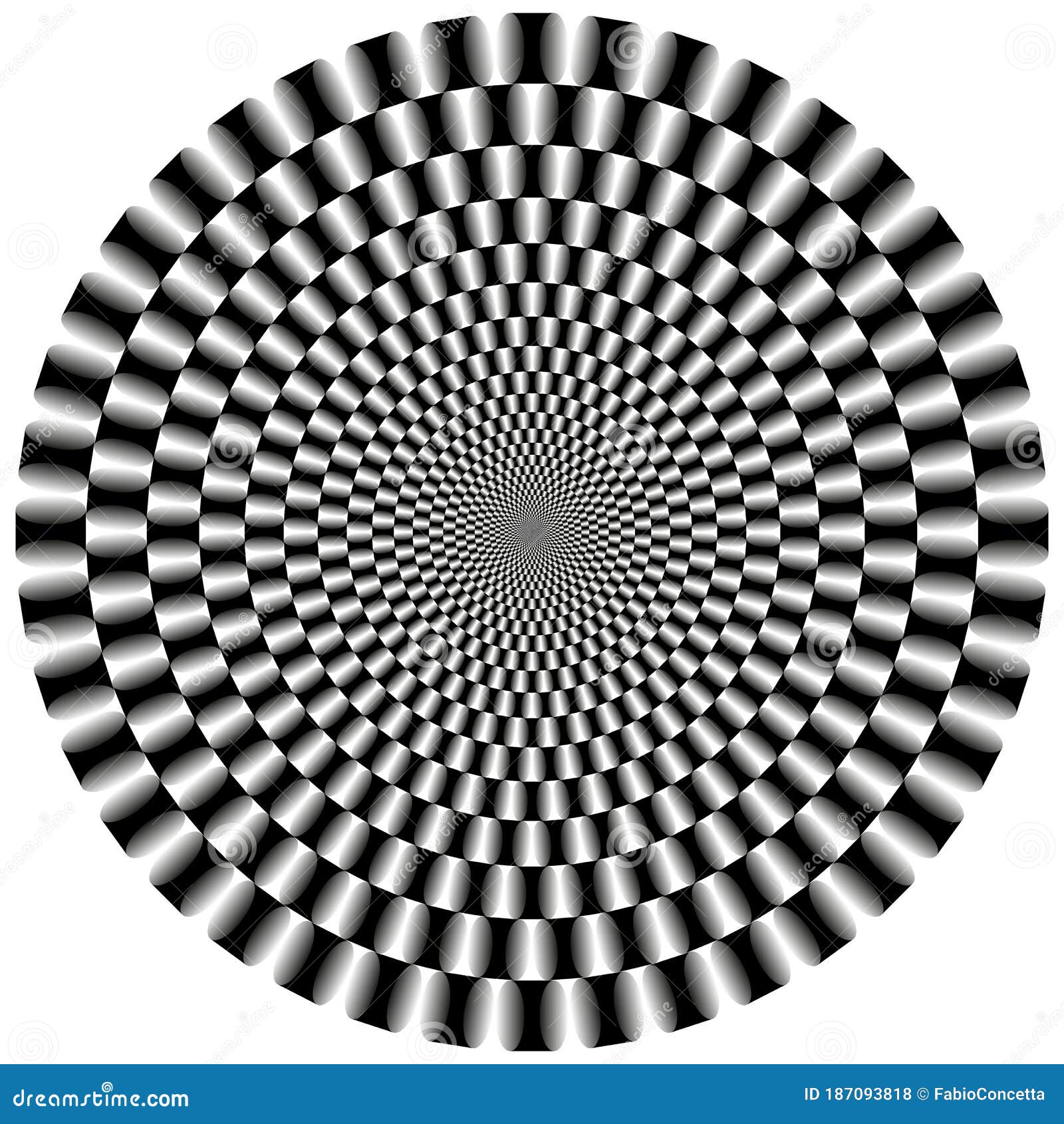 Geometric Illusion Figure. Creative Impossible Math Logo Cartoon Vector ...