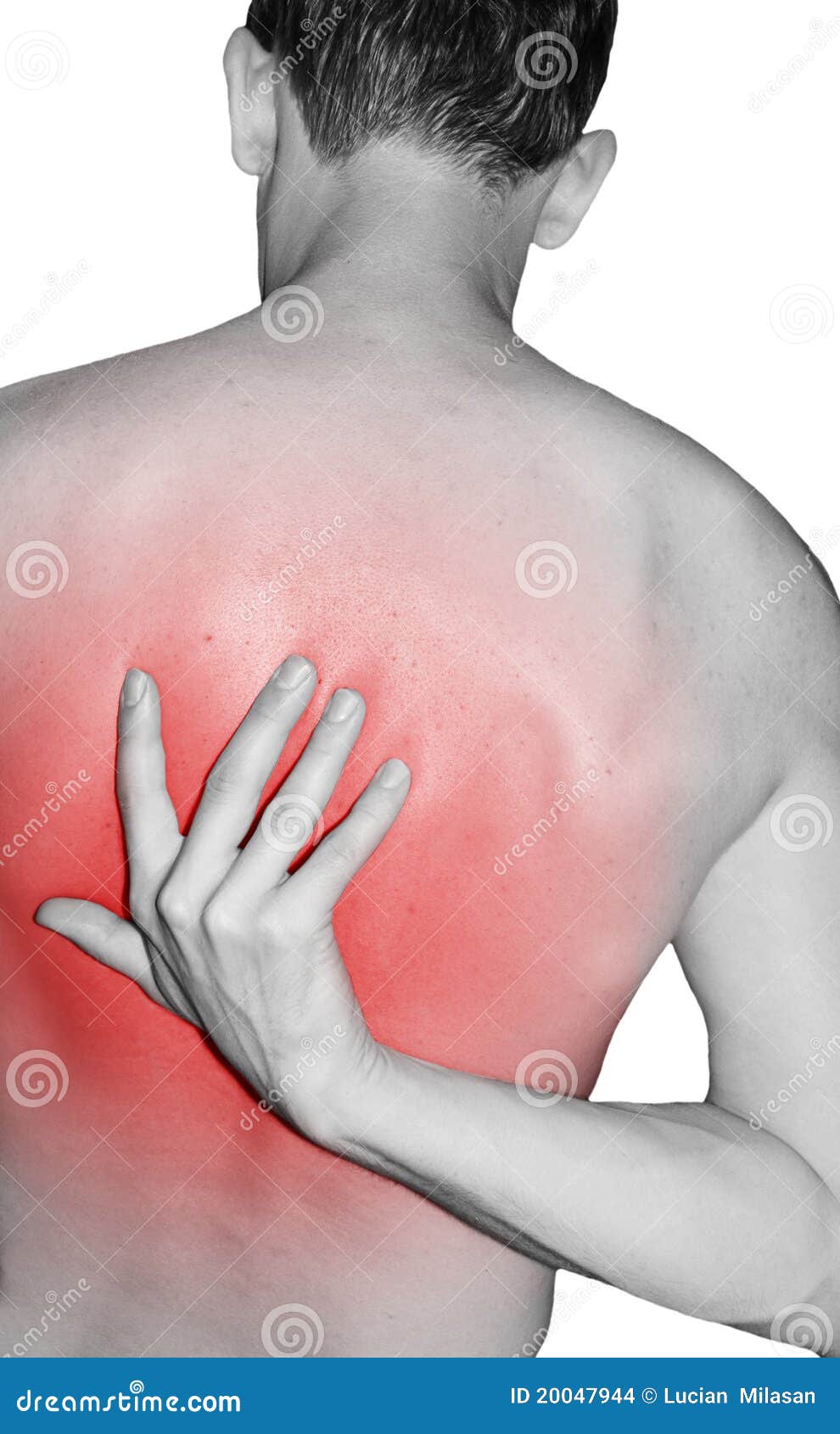 Back injury stock photo. Image of highlight, background - 20047944