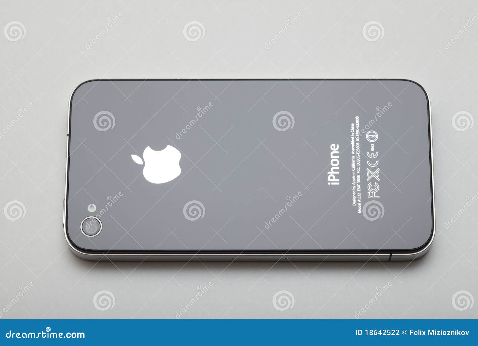 Back of Iphone 4 editorial photography. Image of phone - 18642522