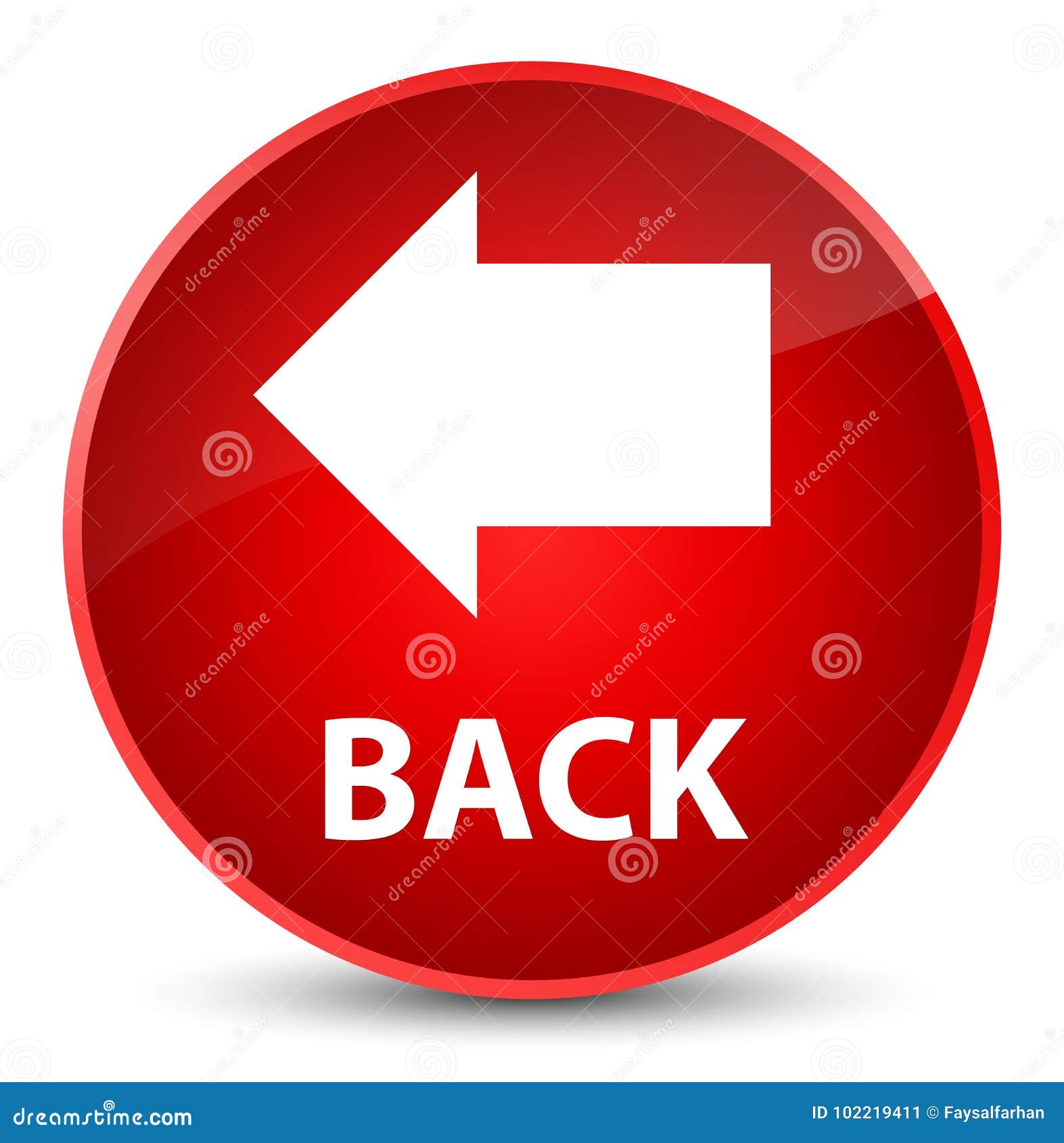 Back Elegant Red Round Button Stock Illustration - Illustration of ...