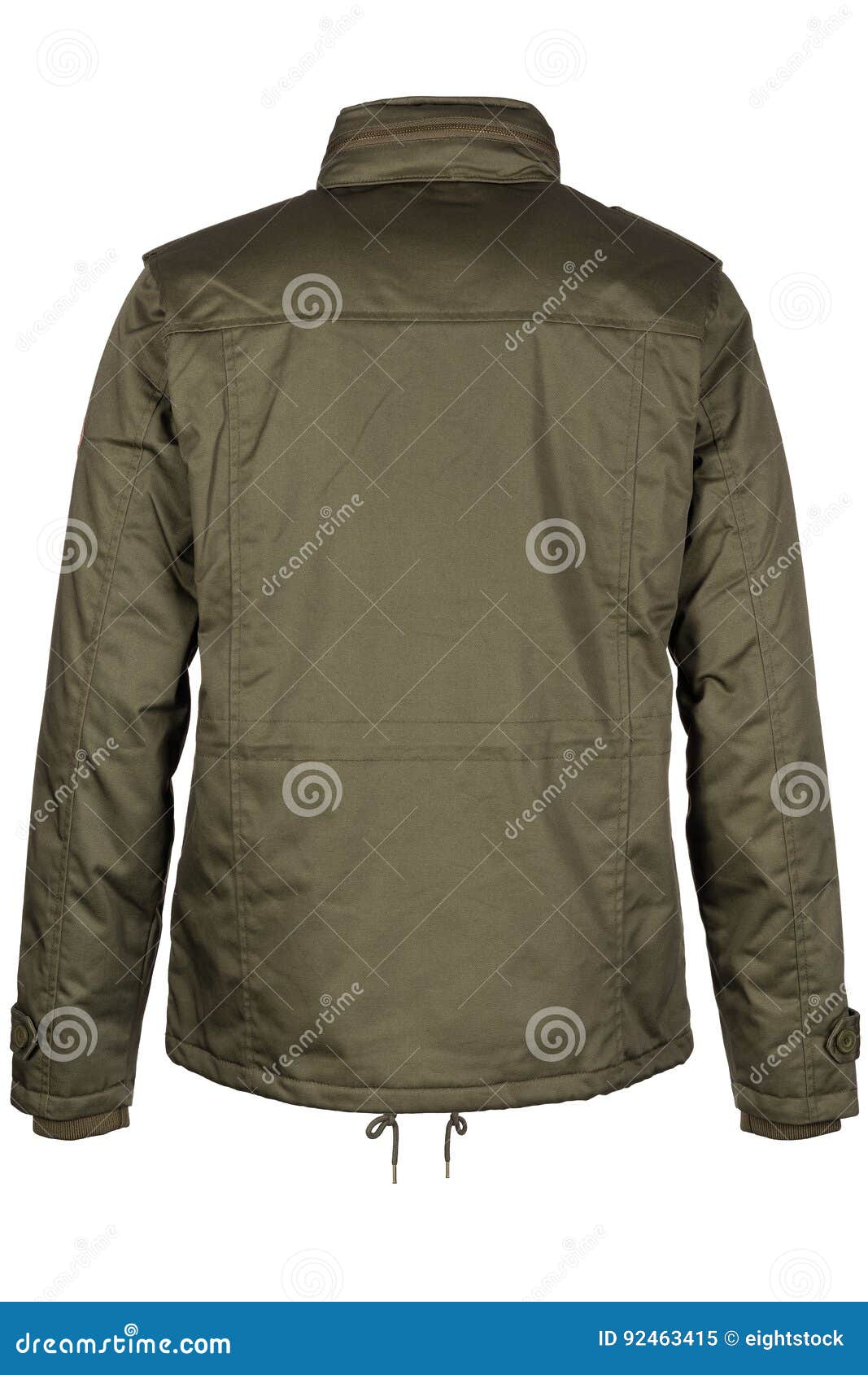 Back of jacket with hood stock image. Image of path, collection - 92463415