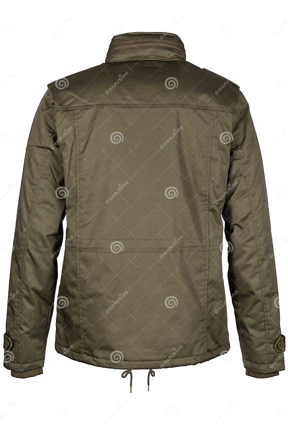 Back of jacket with hood stock image. Image of path, collection - 92463415