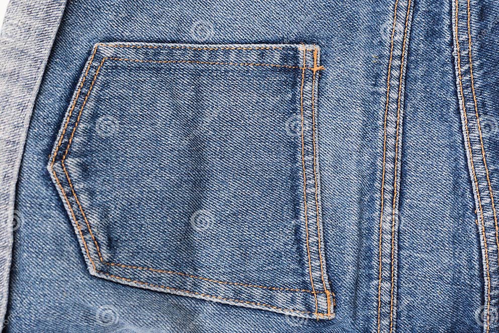 Back of Jeans stock photo. Image of cloth, clothes, pocket - 143936022