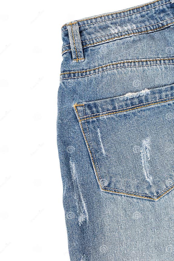 Back of blue Jeans stock photo. Image of fabric, background - 142112590