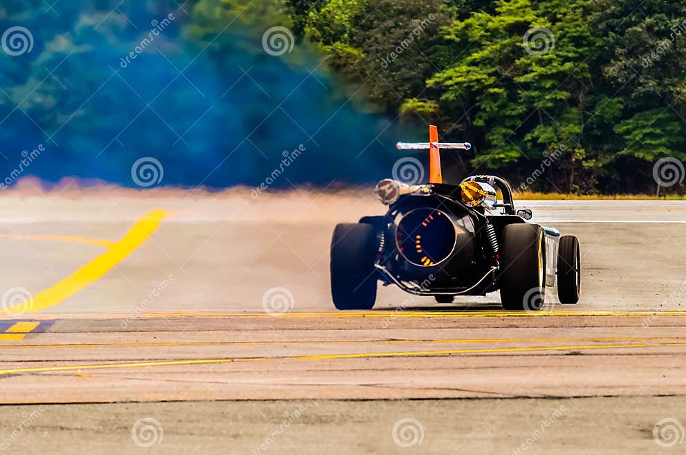 Back of jet car stock photo. Image of bomber, crew, glide - 34559680