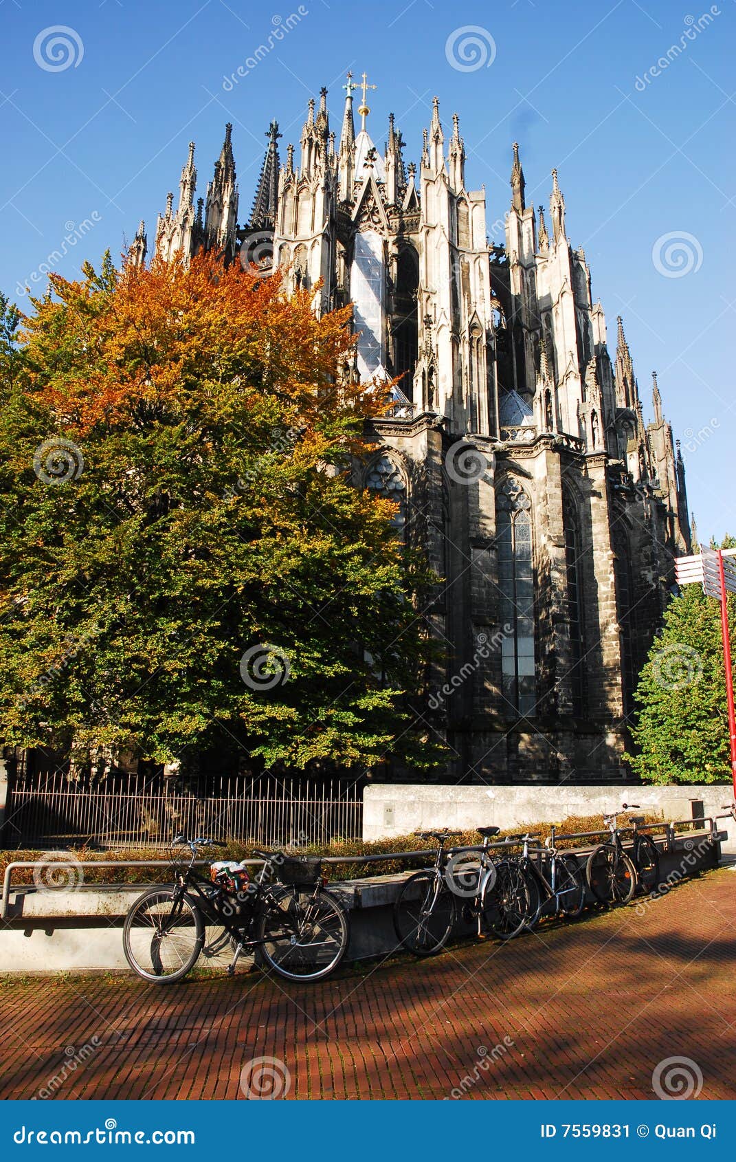 Back of Koln DOM stock image. Image of europe, cologne - 7559831