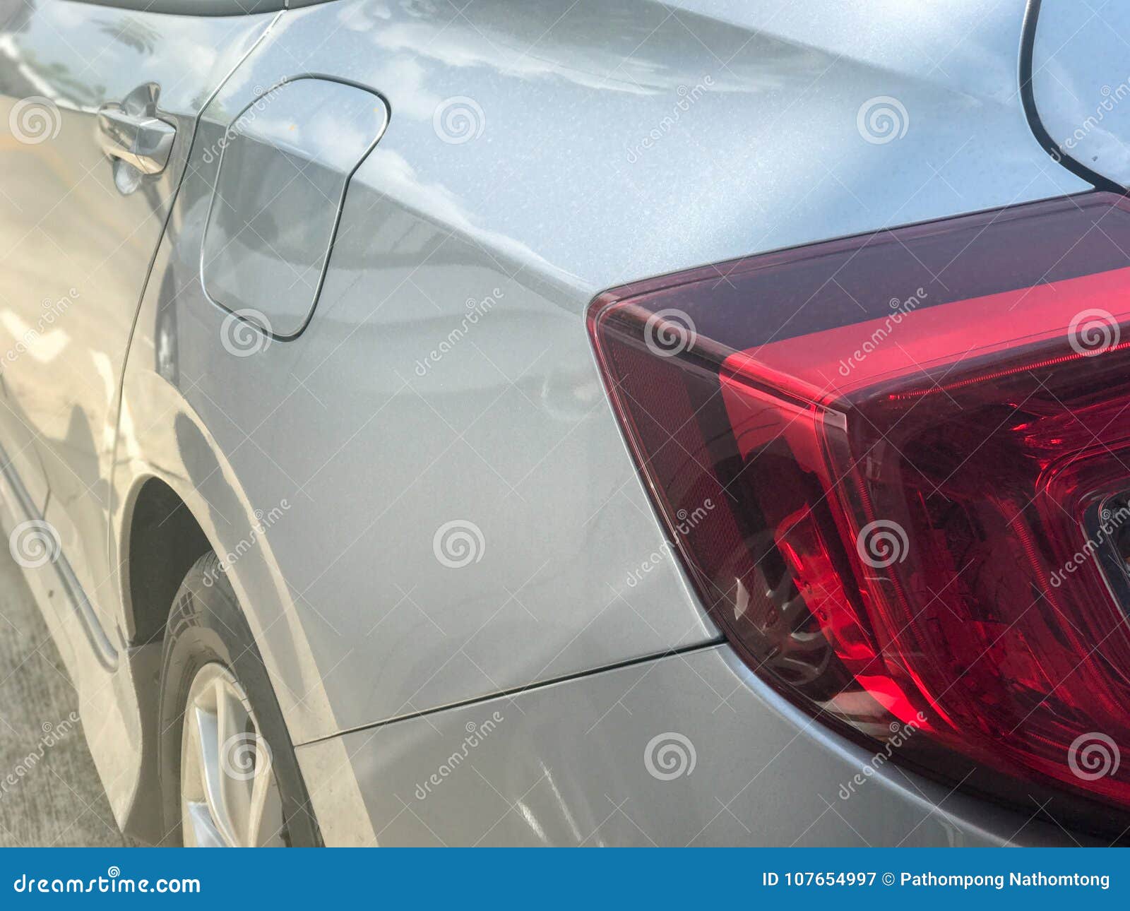Back light of the car stock image. Image of metal, luxury - 107654997