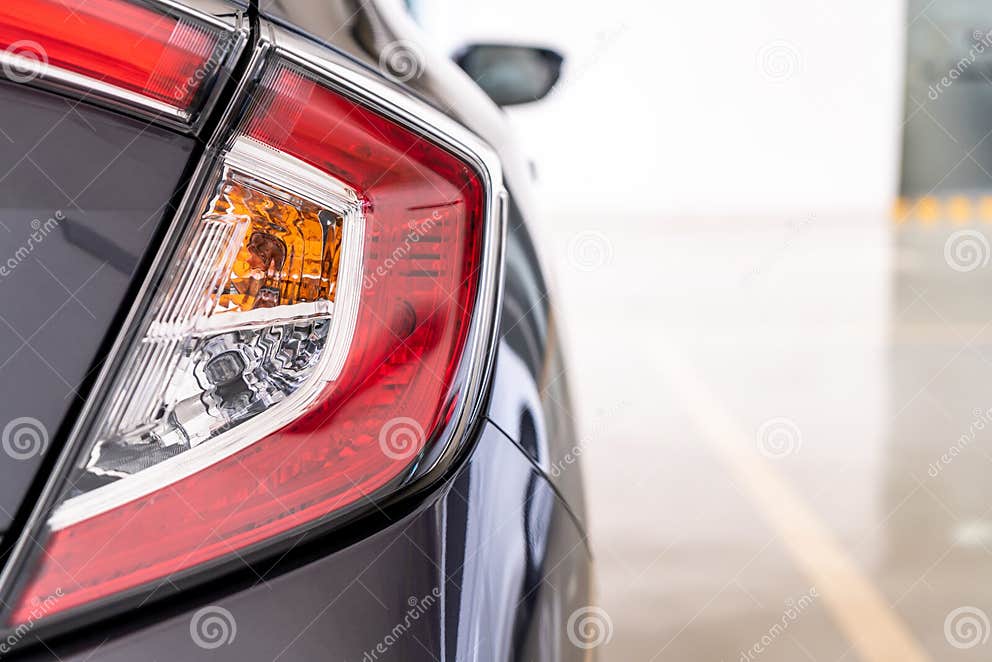 Back light on car stock photo. Image of automotive, drive - 135502980