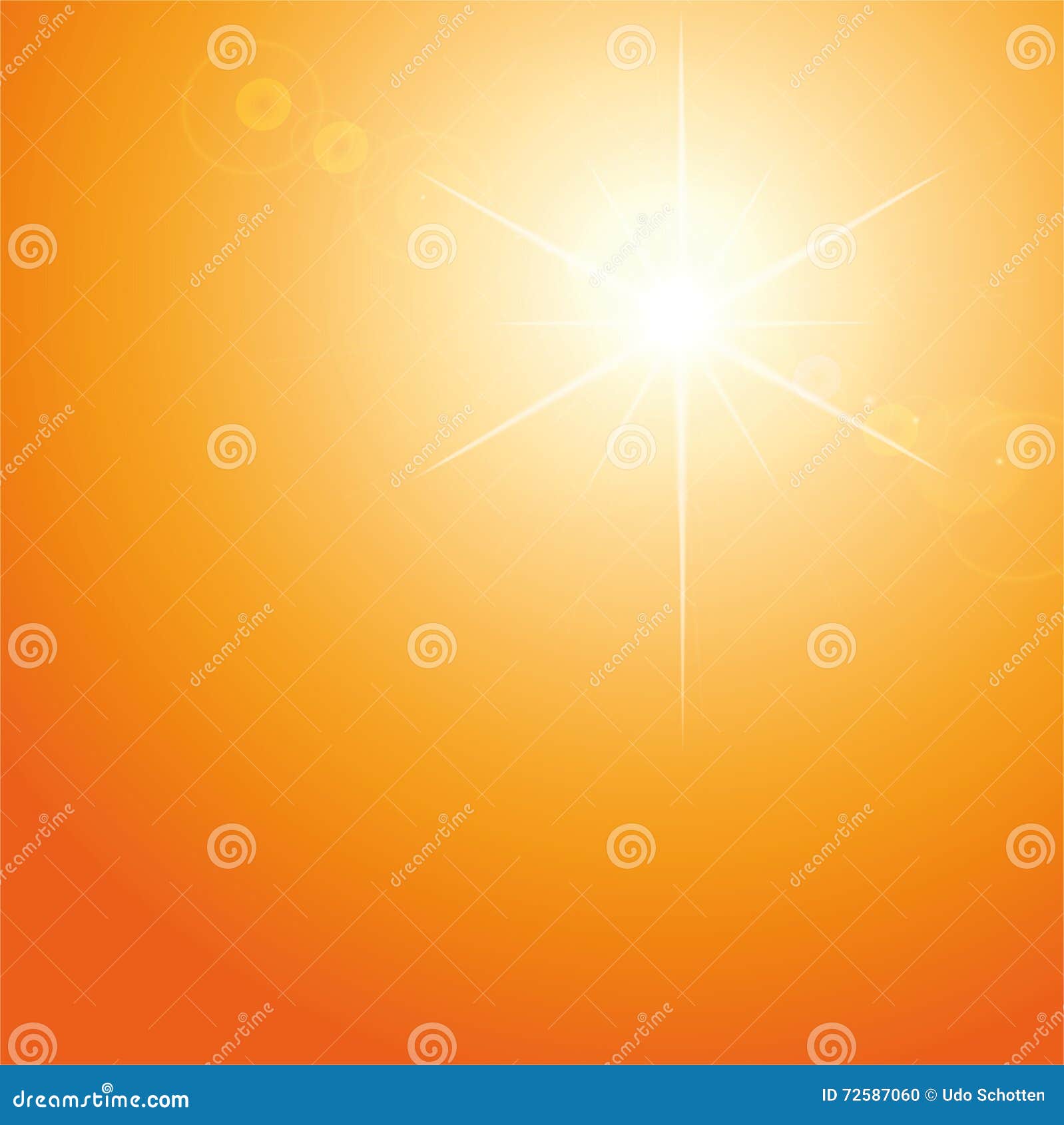 Back light, sun and heat stock vector. Illustration of lighting - 72587060