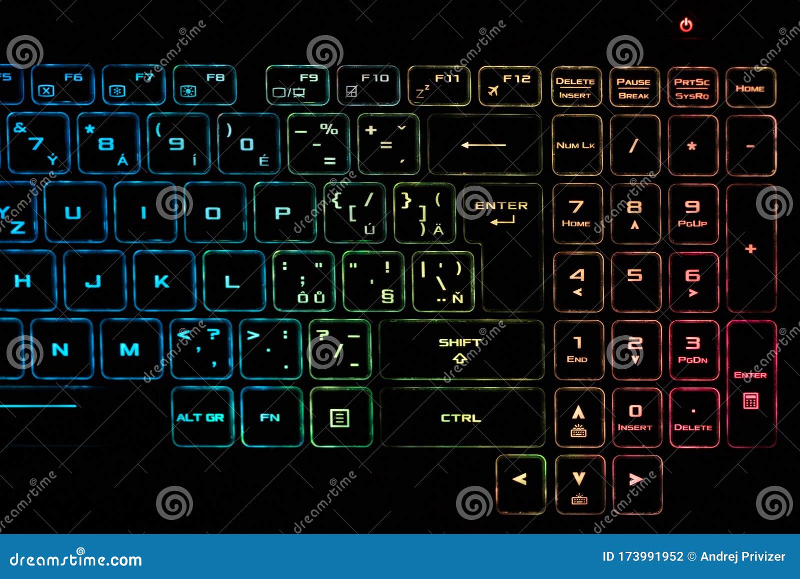 Back Lighted Computer Gaming Keyboard with Versatile Color Schemes ...