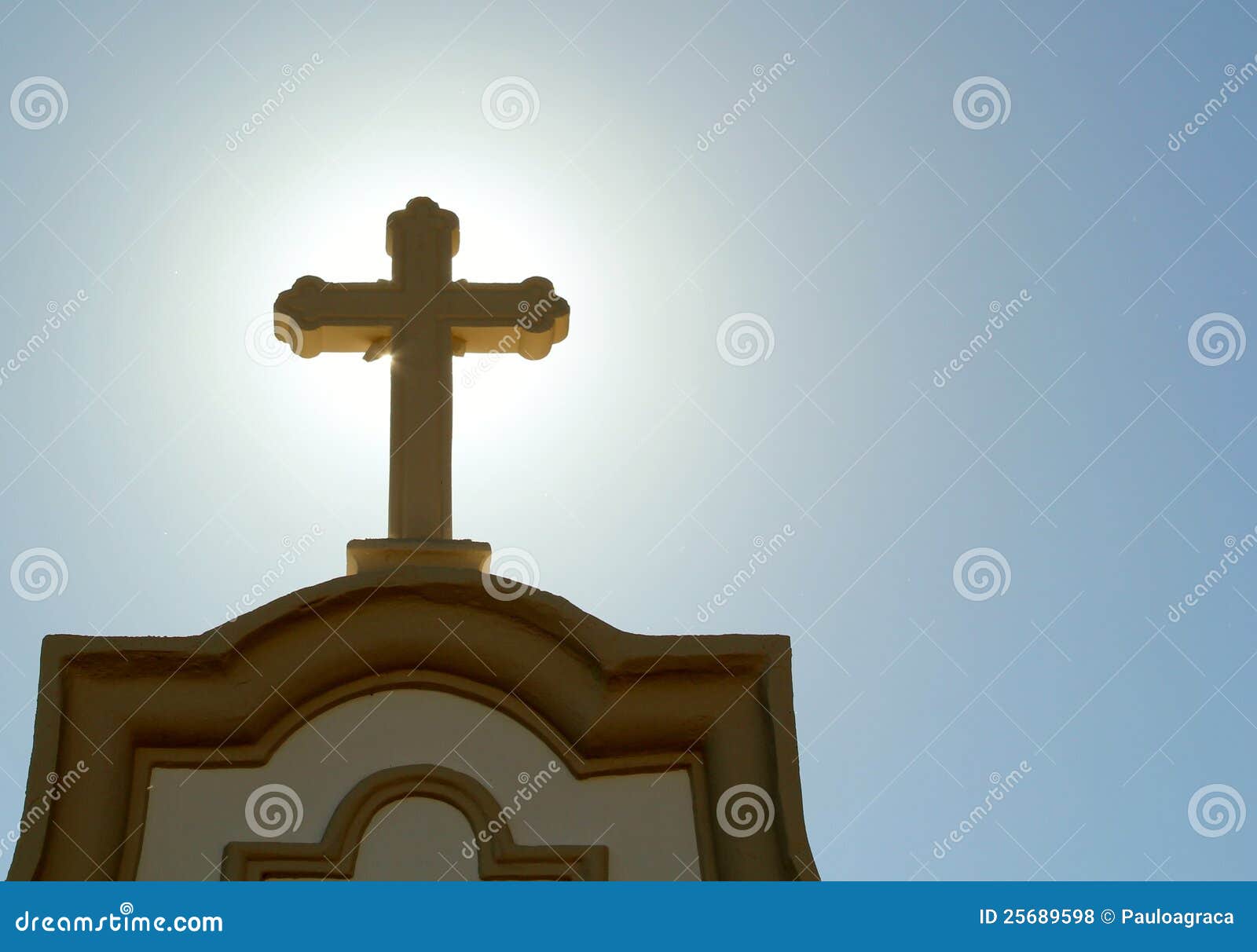 Back lit cross stock photo. Image of catholic, novas - 25689598