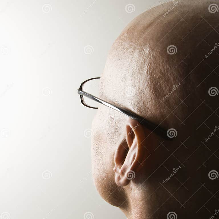 Back of man s head. stock image. Image of back, shot, space - 2846301
