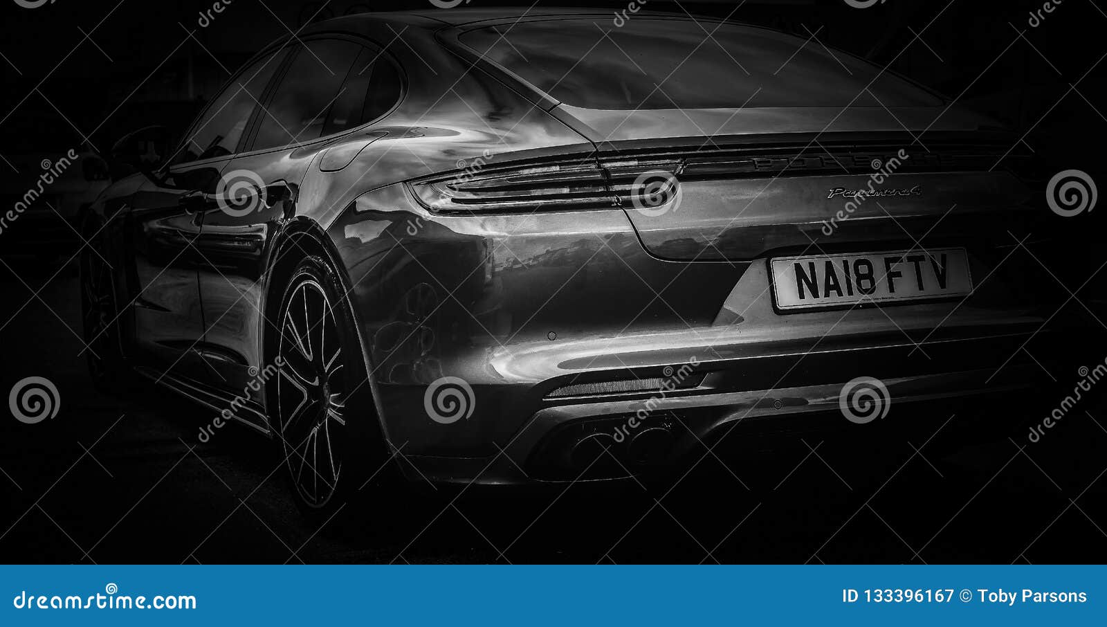 The Back of a Modern Executive, Luxury Car Editorial Photography ...