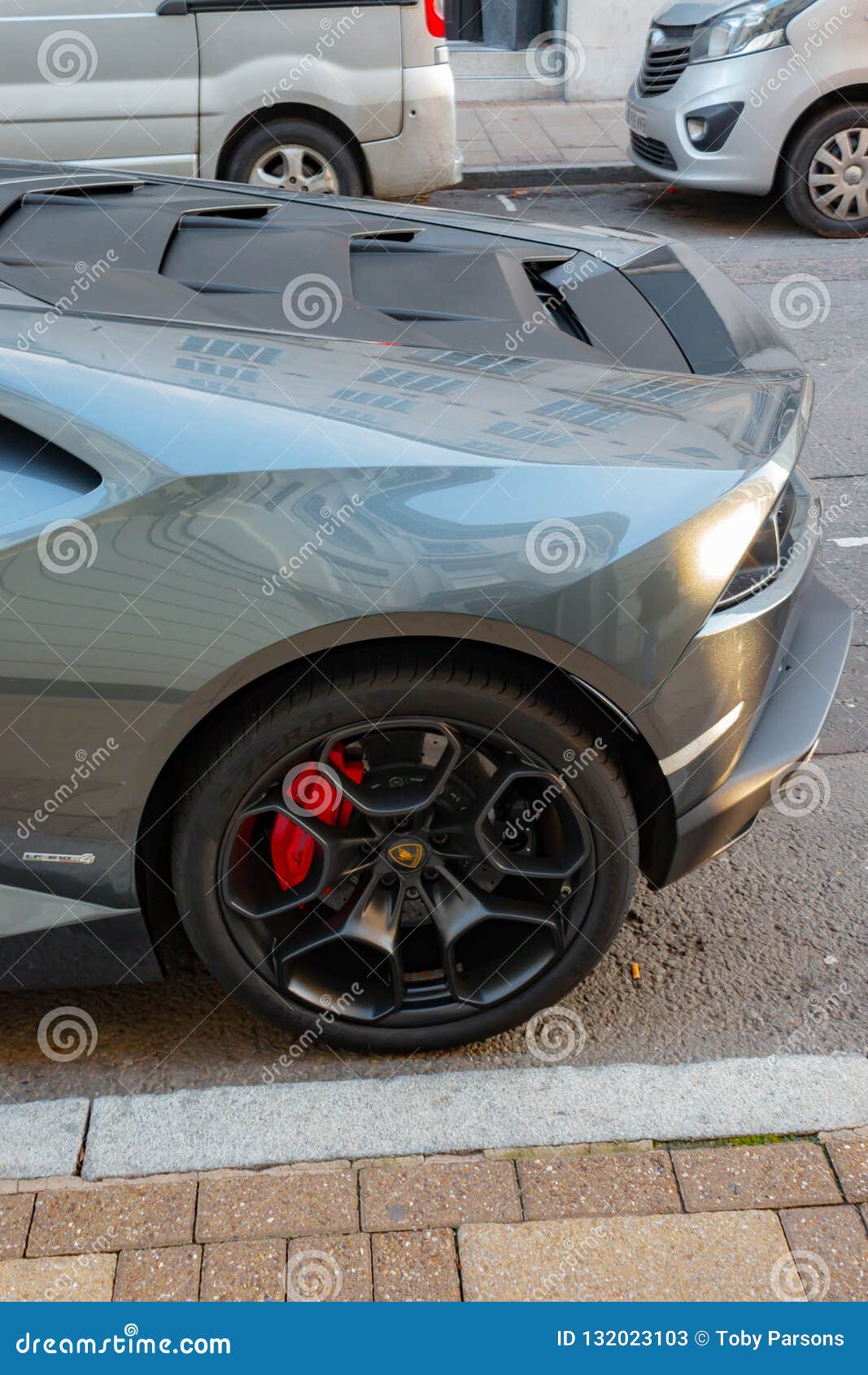 The Back of a Modern Super Car Editorial Stock Photo - Image of ...
