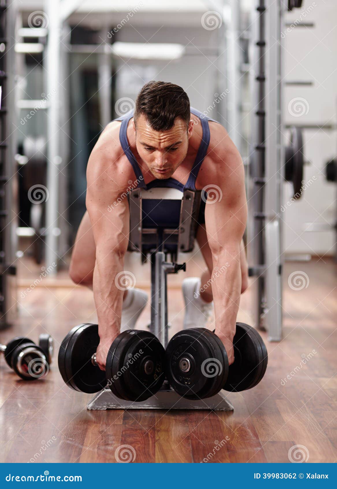 Back muscles workout stock photo. Image of bodybuilding - 39983062
