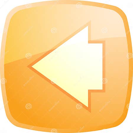 Back navigation icon stock vector. Illustration of reflective - 7153162