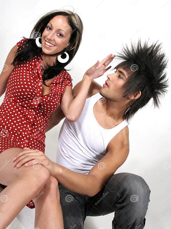 Back Off Sweetie stock image. Image of female, women, polka - 1455377