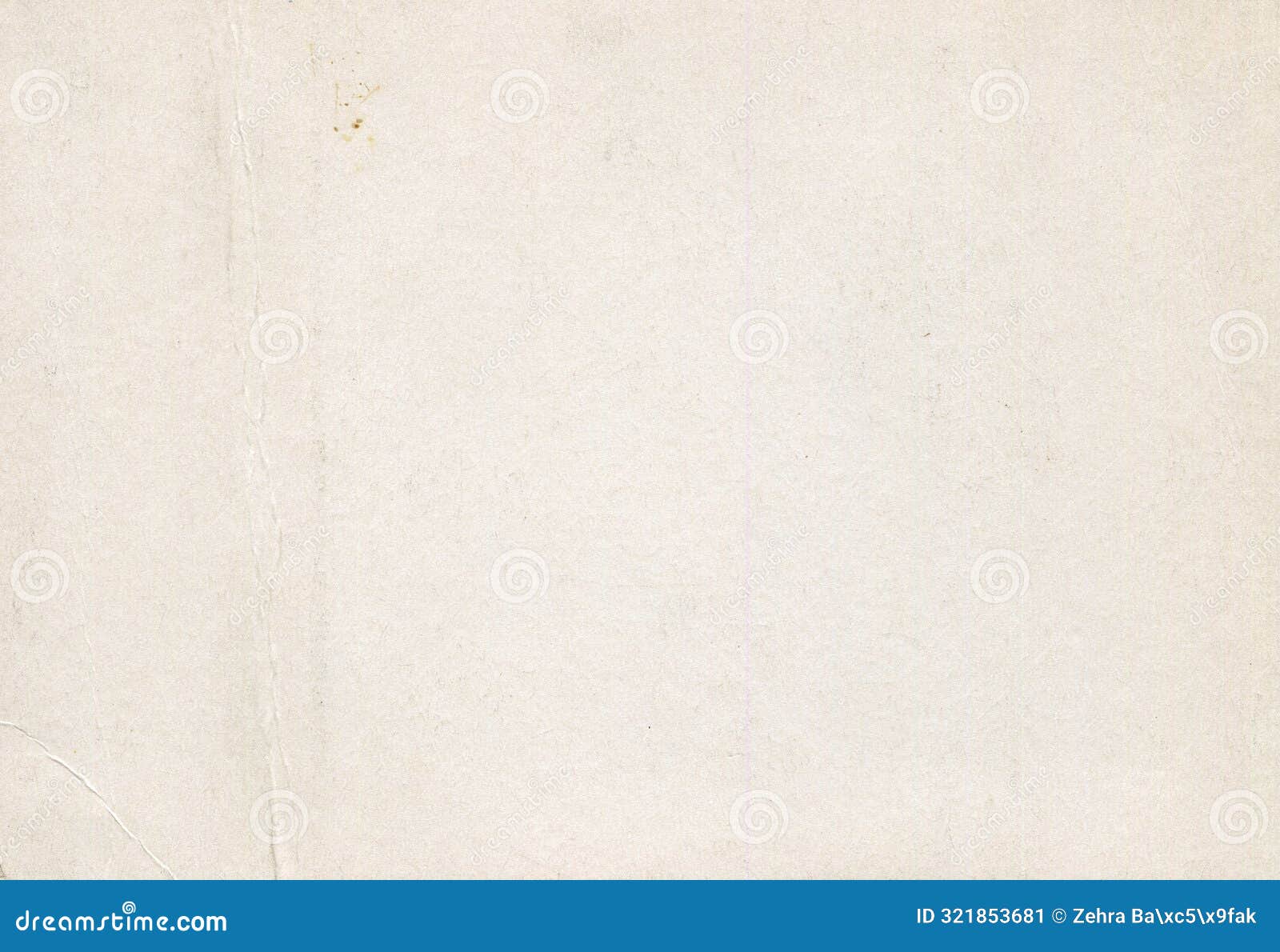 Back of an Old Worn and Stained Postcard, Isolated on White Background ...