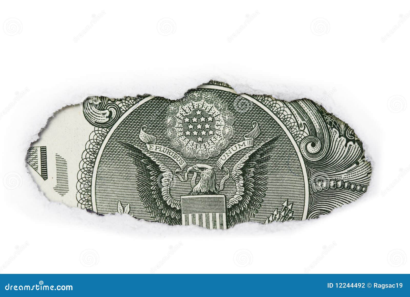One Dollar Bill Back Eagle