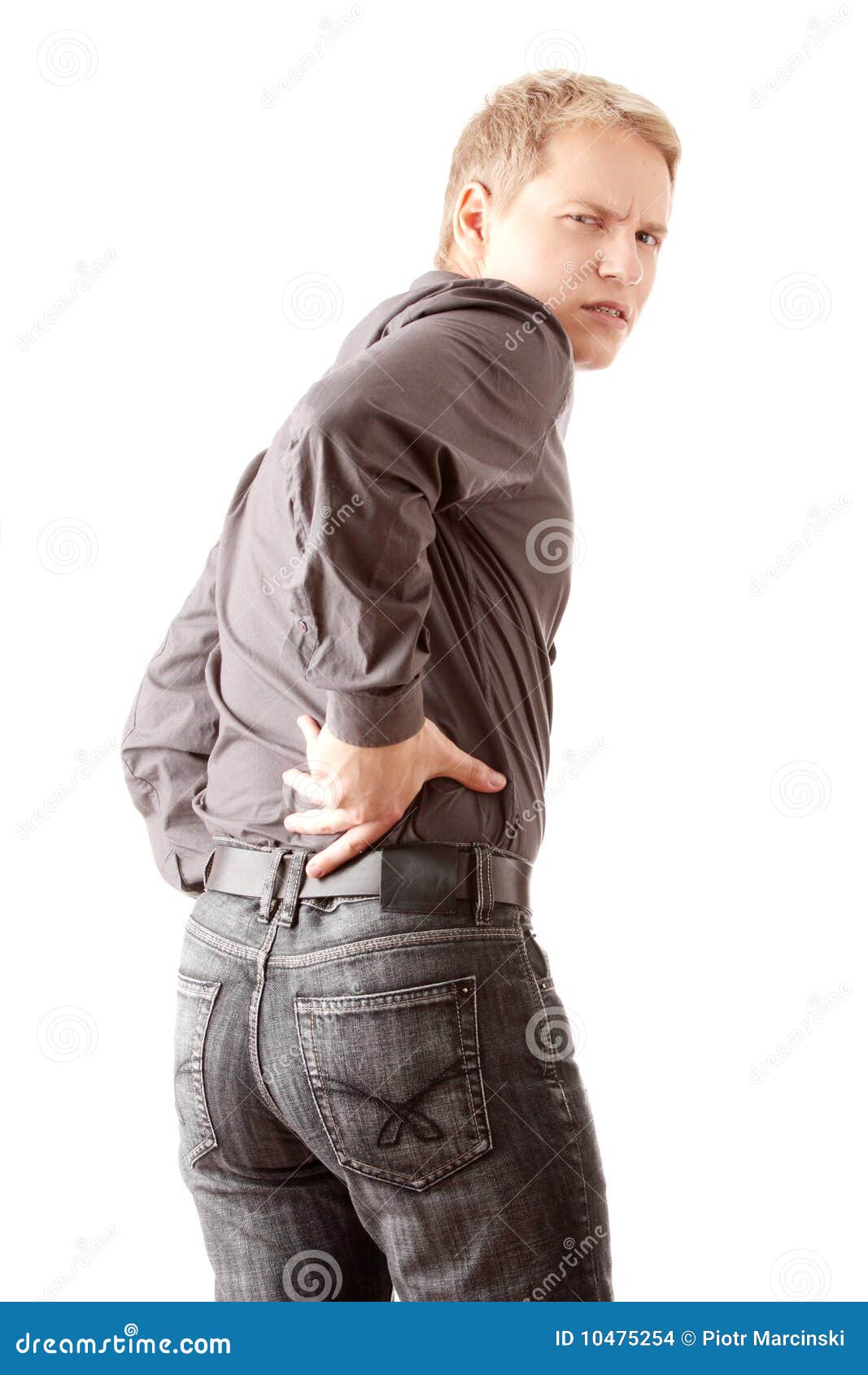 Back pain stock photo. Image of back, affliction, emergencygripe - 10475254