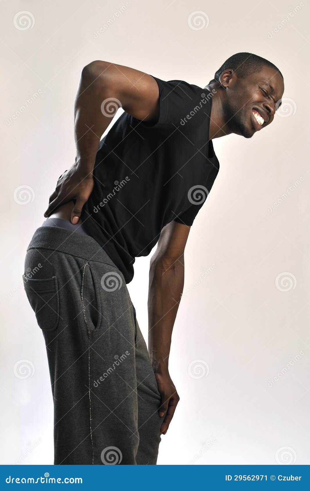 Back pain stock image. Image of debilitating, severe - 29562971