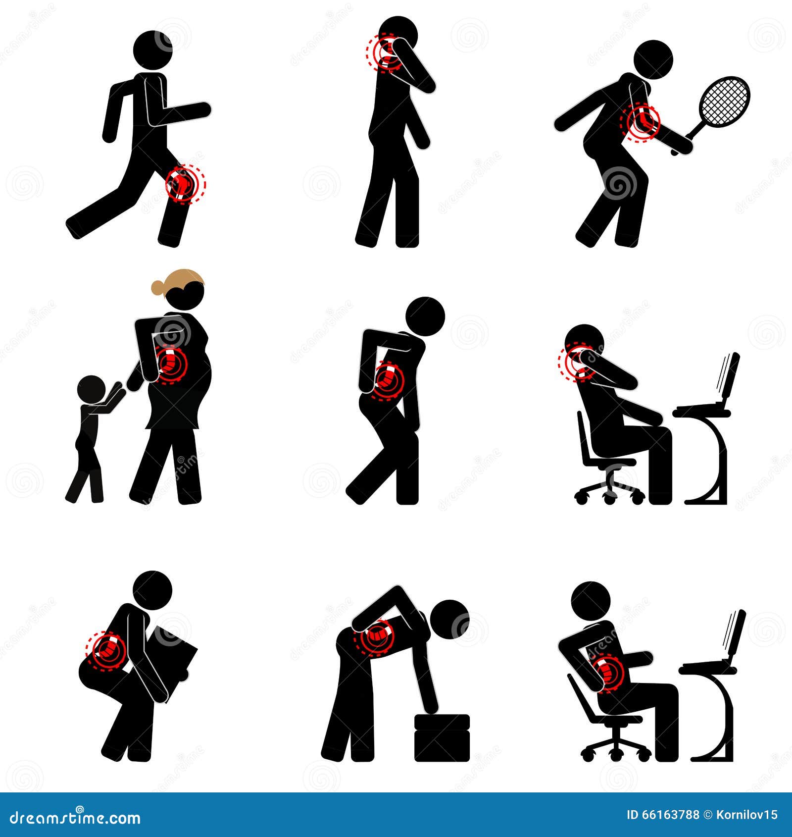 Leg Cramp Pictogram Stock Illustrations – 78 Leg Cramp Pictogram Stock ...