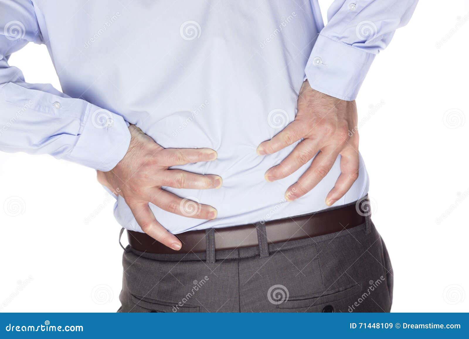 Back pain. stock image. Image of inter, male, hurt, businessman - 71448109